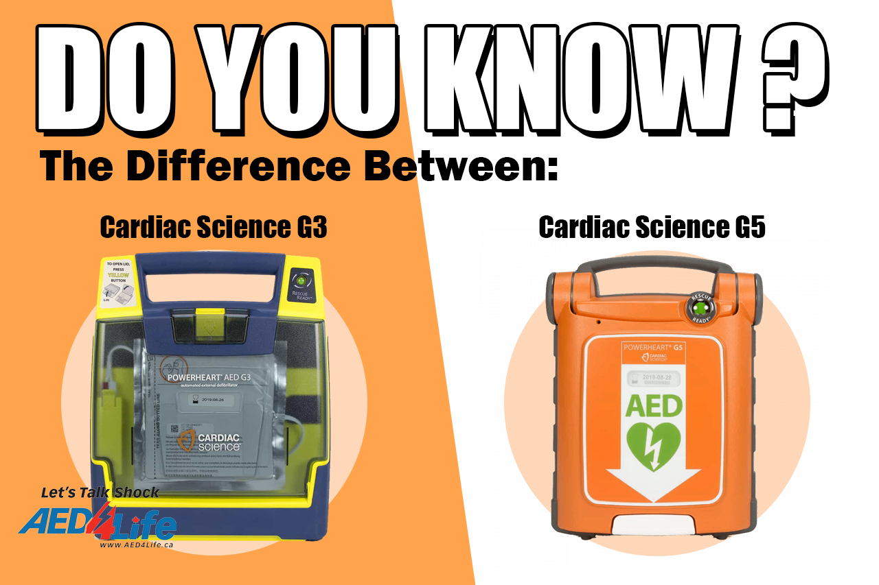 Cardiac Science G3 vs. G5 AED: Key Differences – The AED Shop