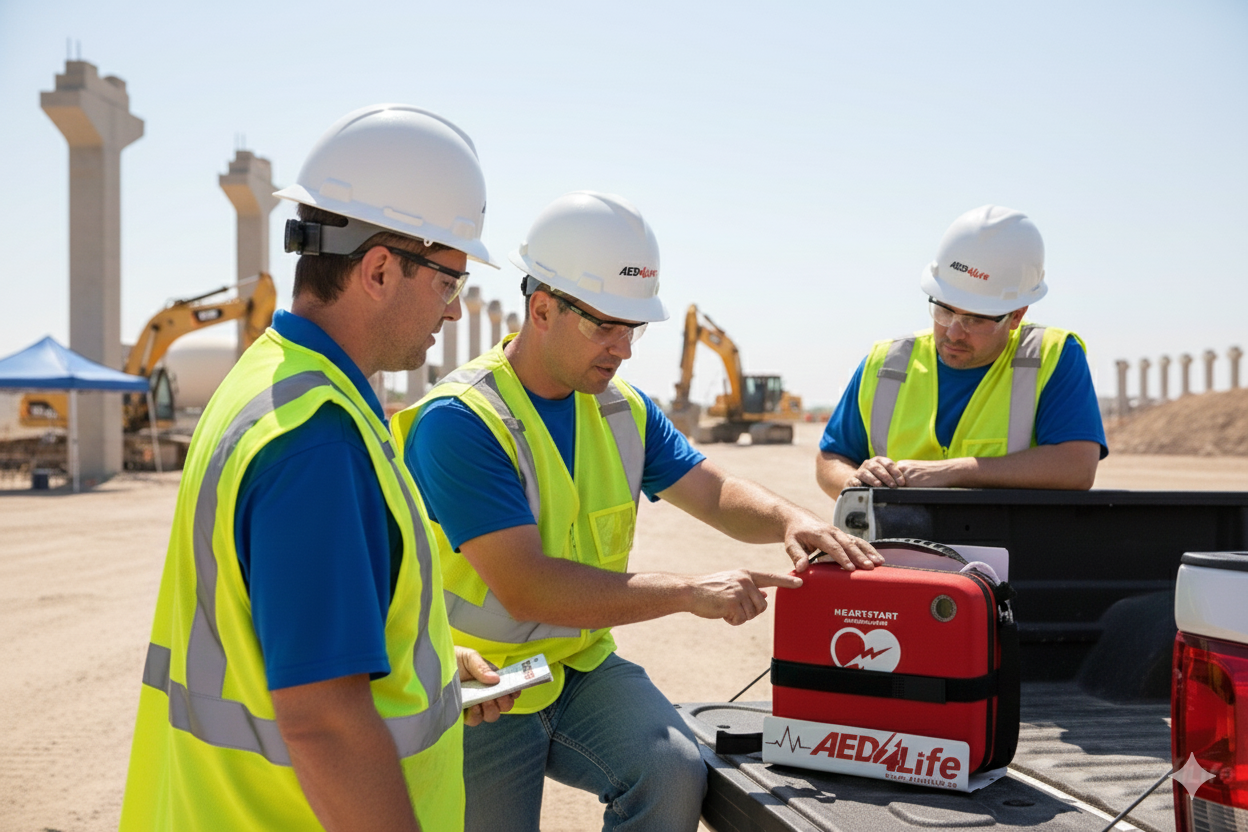 Ontario Construction Sites AED Inspections, Signage, and Training – AEDShop