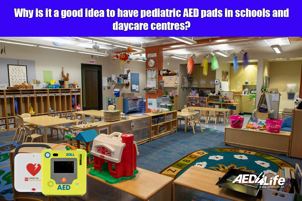 Why is it a good idea to have pediatric AED pads in schools and daycar ...