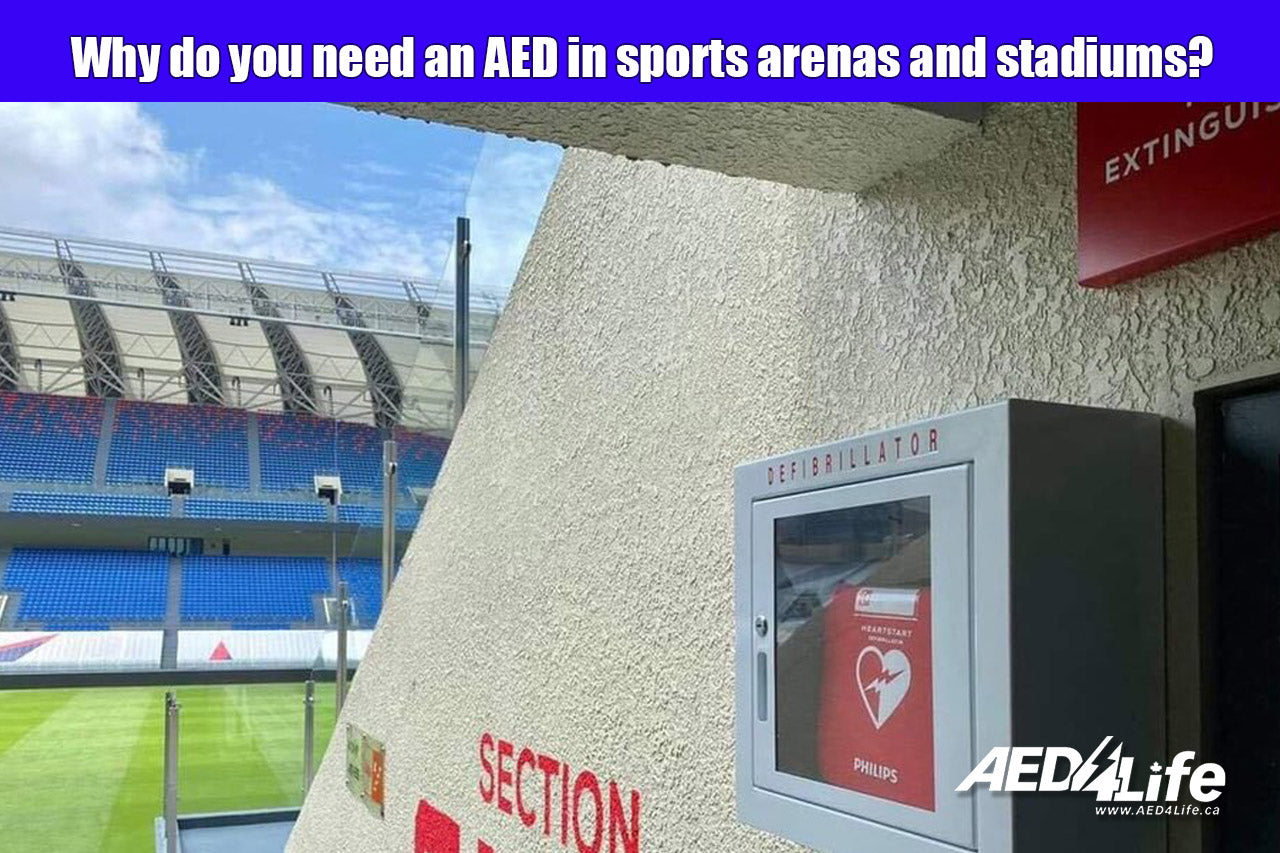 Why do you need an AED in sports arenas and stadiums? – The AED Shop