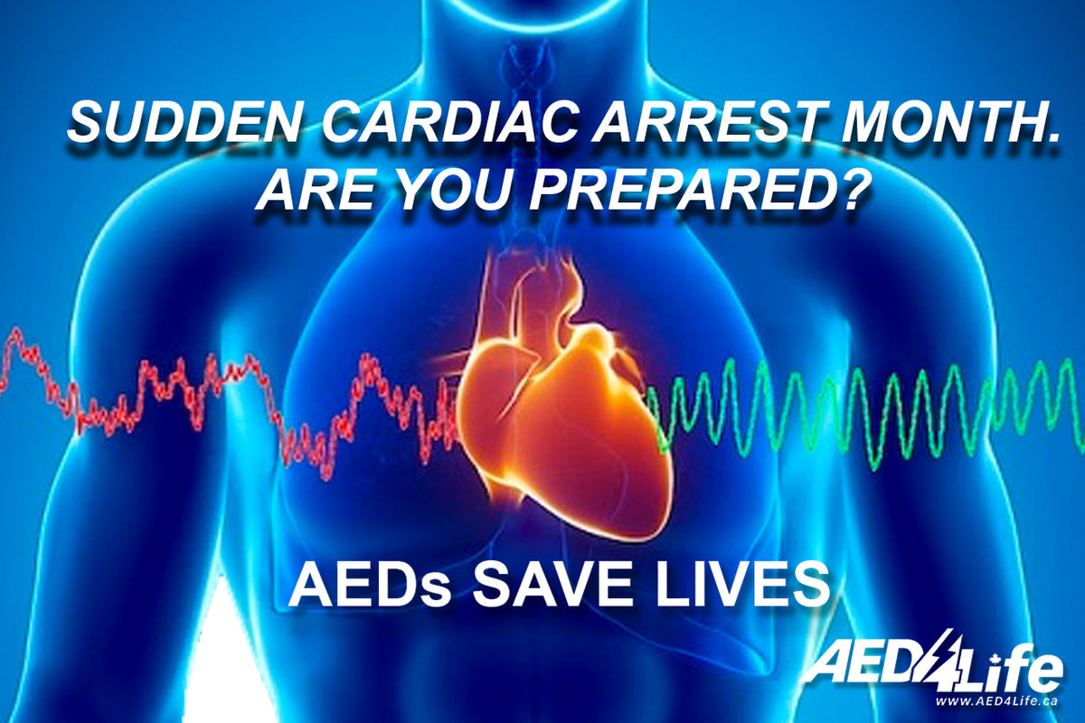 October is Sudden Cardiac Arrest (SCA) Awareness Month – AEDShop