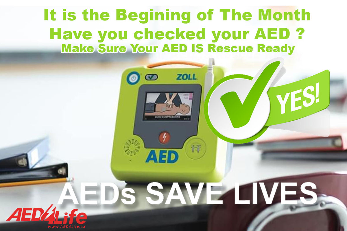 Proper maintenance of your AEDs will help ensure they are ready – AEDShop