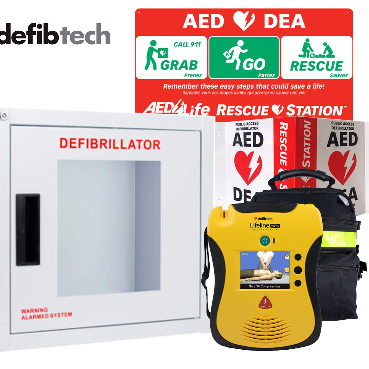 Defibtech Lifeline VIEW - Complete Package – AEDShop